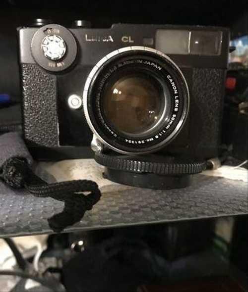 Leica CL с ольективом Canon 50/1.8