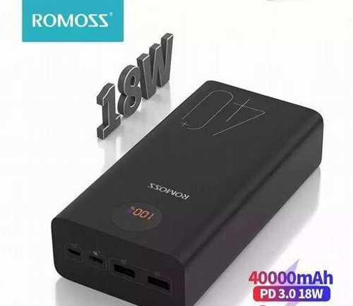 Повербанк Zeus от Romoss на 40000mAh