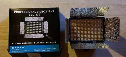 Накамерный свет Professional Video Light LED-330C
