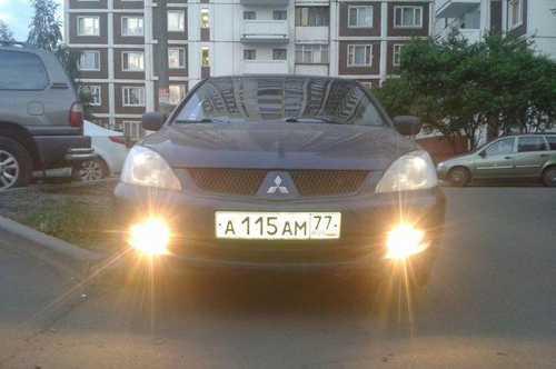 Светодиодные лампы в туманки Lancer