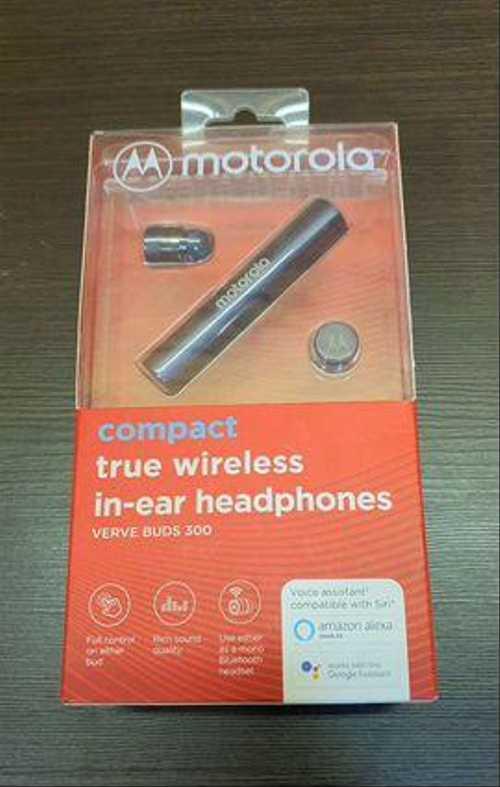 Беспроводные наушники Motorola vervebuds 300