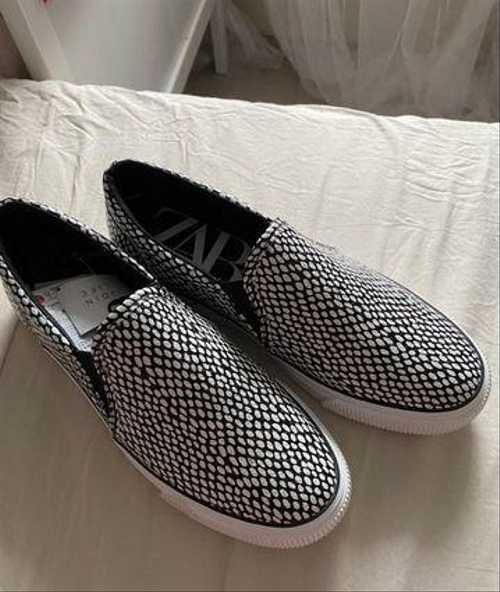 Слипоны zara, кроссовки sinsey