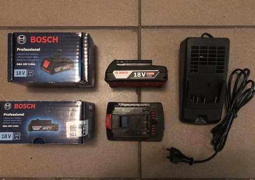 Аккумулятор bosch 18v +зу