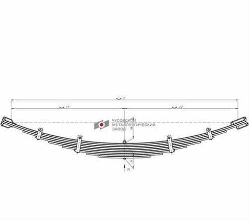 Рессора газ 66