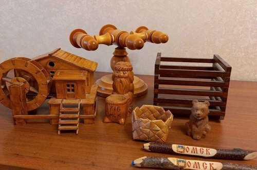 Подсвечник, деревянные изделия