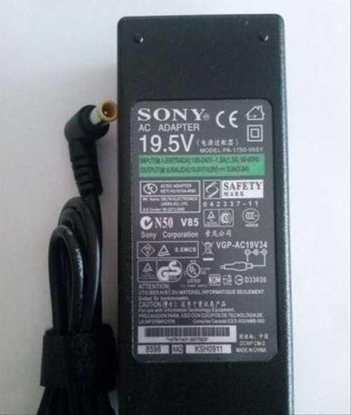 Блок питания Sony для ноутбука 19.5V 3.9A гарантия