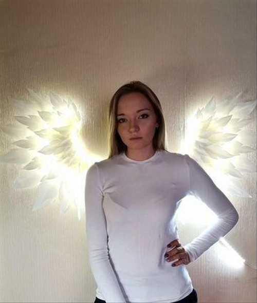 Крылья ангела с подсветкой