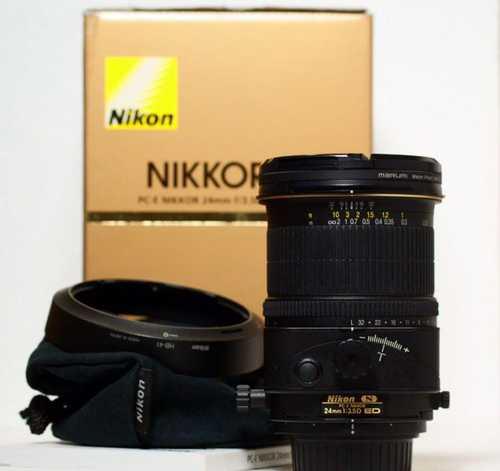Nikon 24mm f/3.5D ED PC-E Идеальный Japan