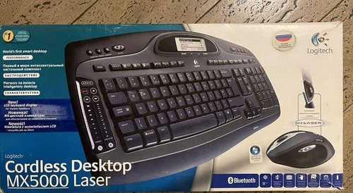 Клавиатура + мышь Logitech Cordless Desktop MX5000