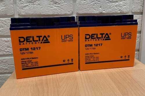 Новый аккуиулятор delta DTM 1217 12v 17ah