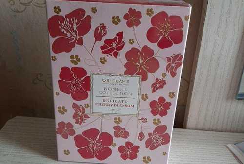 Oriflame delicate cherry blossom подарочный набор