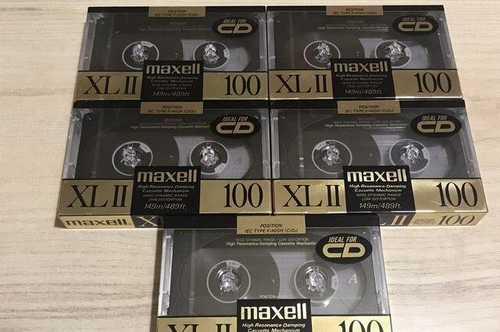 Аудиокассеты Maxell XLll 100 (Made in Japan) 5 шт