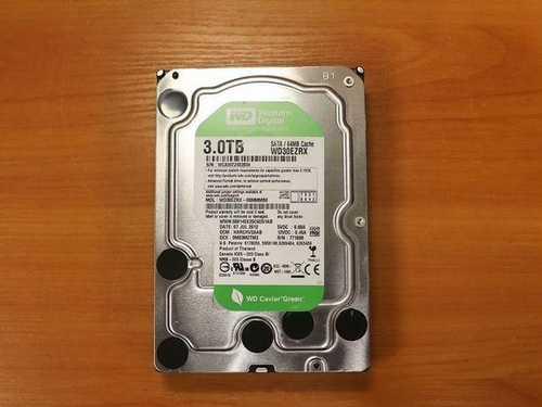 Жесткий диск 3Тб WD Green SATA 3.5"