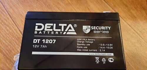 Аккумулятор Delta DT 1207 12В 7Ач