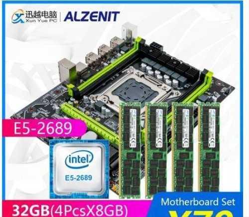 Комплект alzenit X79. Intel Xeon E5 2689. 32g DDR3