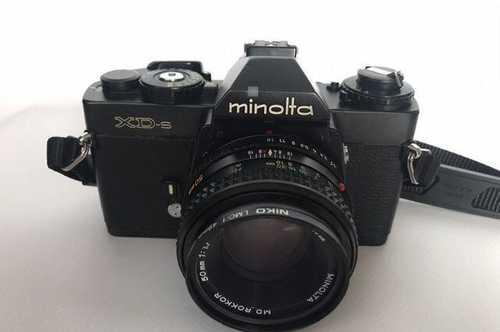 Minolta XD-s+Rokkor 50mm 1,7