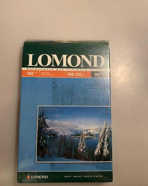 Фотобумага Lomond