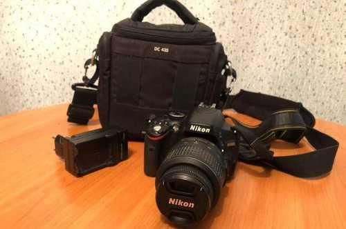 Nikon d5100 c объективом сумкой и картой памятью