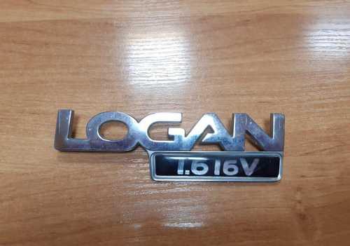 Надпись "logan 1.6 16v" Renault Logan 05-14