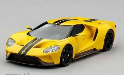 1:43 Ford GT - LA Auto Show 2015 yellow. TSM Model