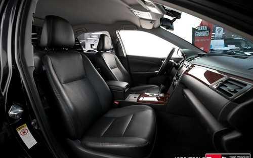 Кожаный салон сиденья Toyota Camry v50