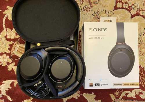 Беспроводные наушники Sony WH-1000Xm3 с документам