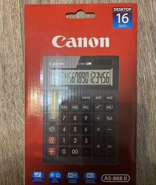 Калькулятор Canon AS-888 ll 16 - разрядный