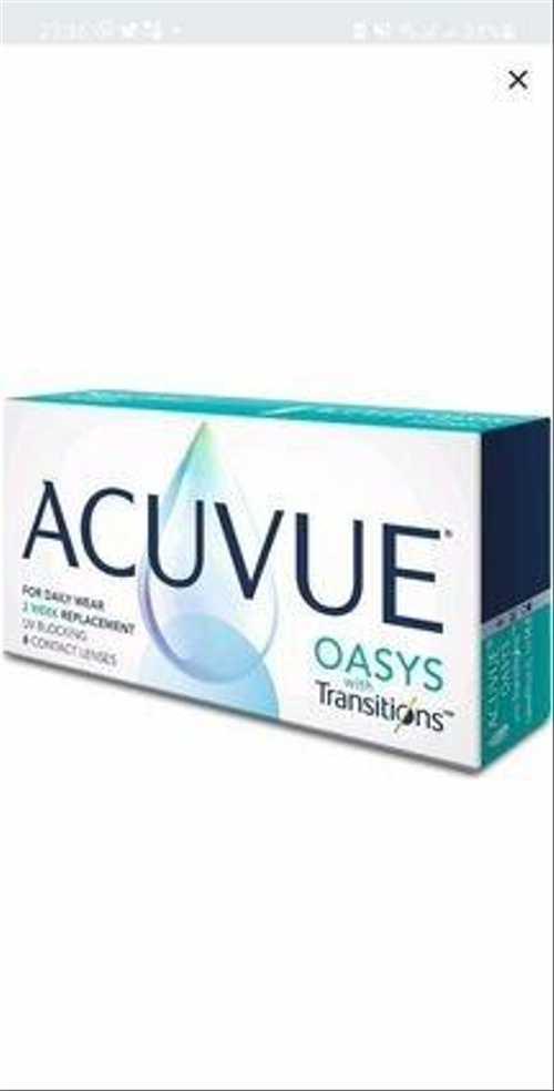 Acuvue Oasys With Transitions +3,75