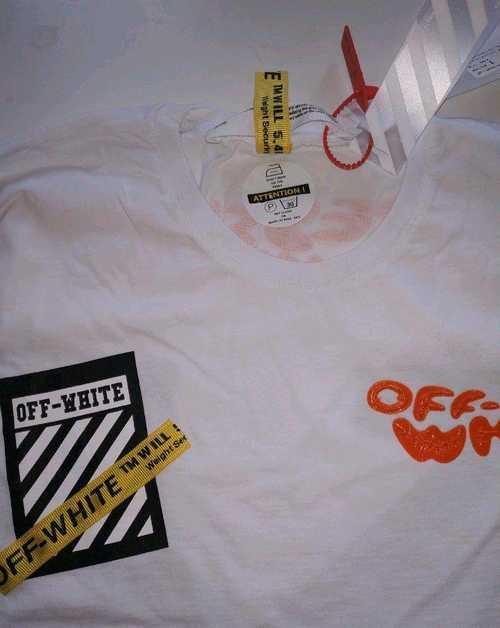 Майка OFF-white белая новая