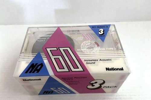 Аудиокассеты 3Pack National NA 60 - 1987 г