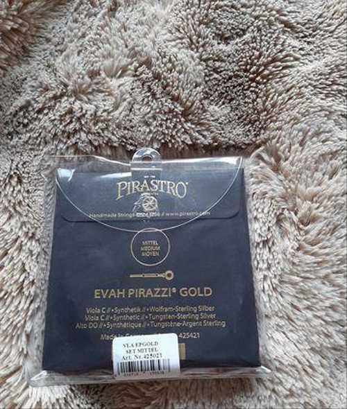 Струны для альта Evah Pirazzi Gold