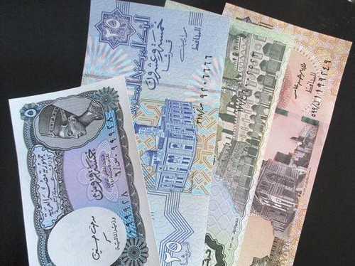 Набор банкнот Египта