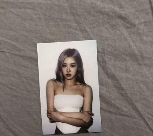 Rose blackpink THE album official photocard