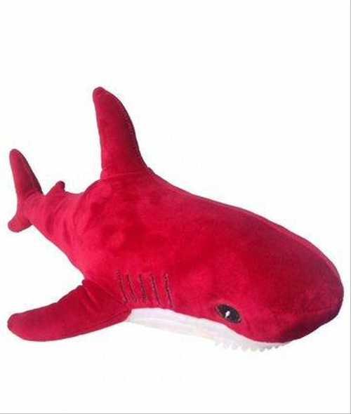 Акула из икеи Розовая 120 см