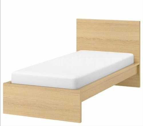 Кровать без матраса 90х200 см malm (IKEA)
