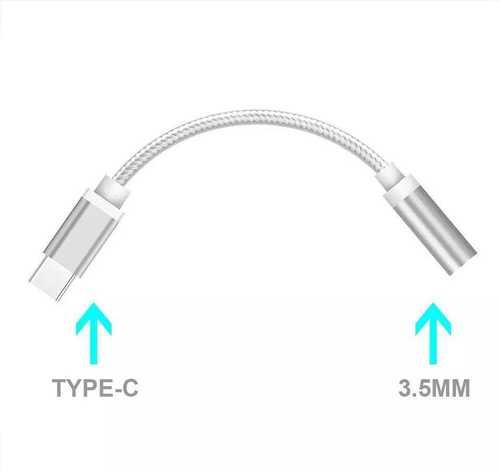 Usb-кабель типа C для наушников 3,5 мм aux