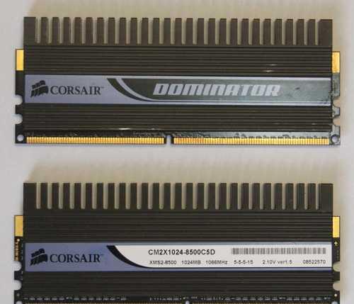 Corsair Dominator DDR 2 1Гб