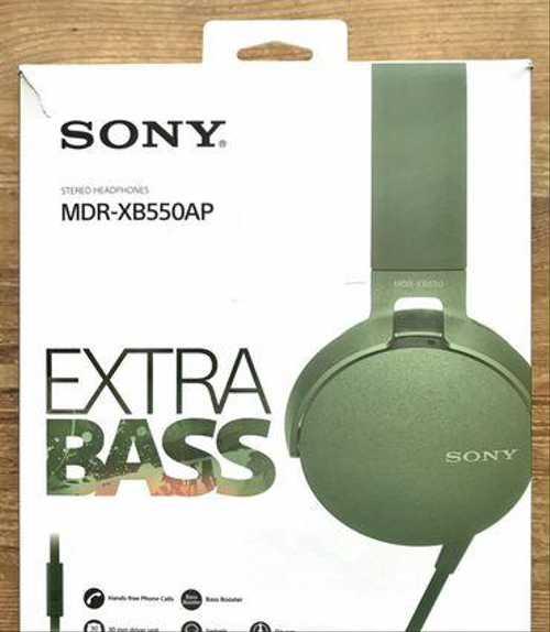 Наушники Sony MDR-XB550AP (проводная гарнитура)