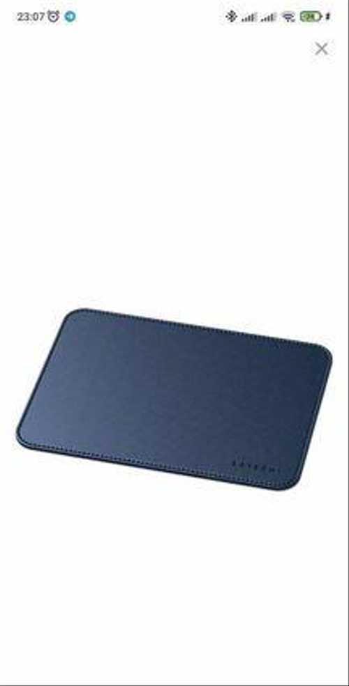 Коврик Satechi Eco-Leather Mouse Pad blue