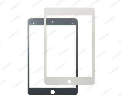 Стекло для переклейки дисплея iPad Mini 5 / белый