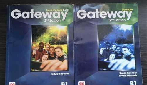 Английский Gateway B1 2nd учебник+тетрадь+диск