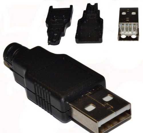 USB разъём папа 5шт