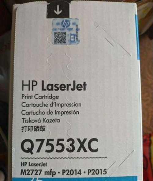 Картридж HP Q7553XC Оригинал