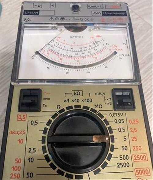 Мультиметр (тестер) Ц4317М СССР