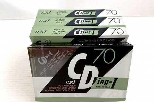Аудиокассеты кассеты TDK CDing I 70 - 1989 г