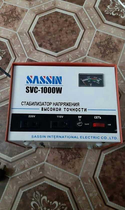 Стабилизатор Напряжения sassin SVC-1000W