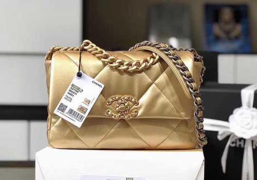 Сумка chanel 19 gold