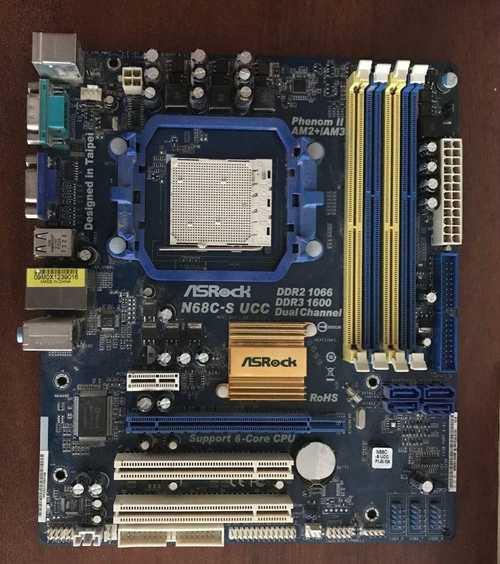 Материнская плата ASRock N68C-S