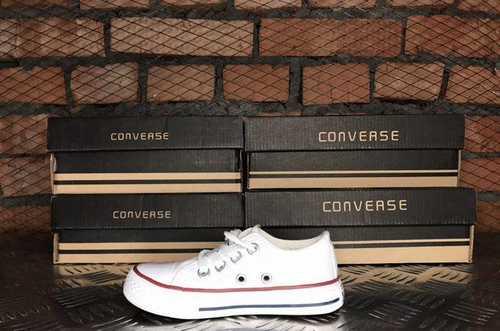 Кеды детские белые Converse 29 и 31 размер