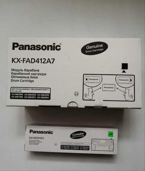 Ф/Б Panasonic KX-FAD412A7 + картридж KX-FAT411A7